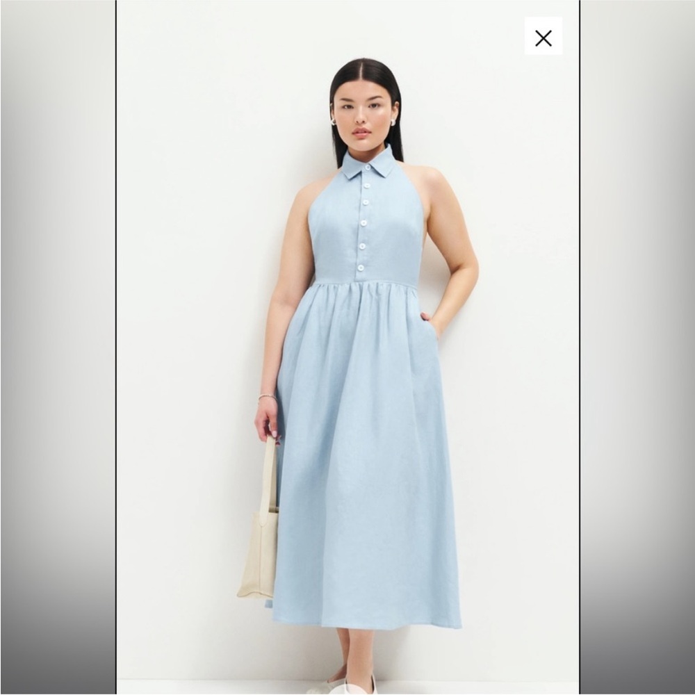 Reformation Tace In Baby Blue - Gem